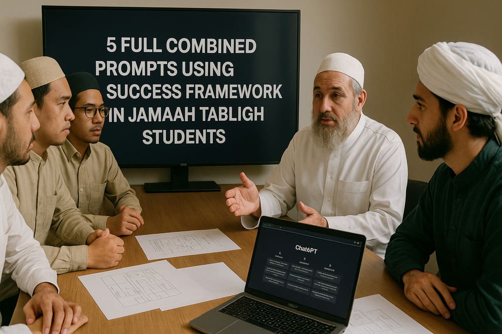 5 Full Combined Prompts Using SUCCESS Framework in Jamaah Tabligh ...